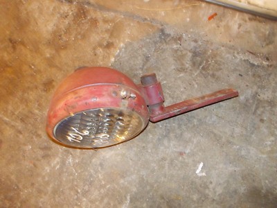 Farmall 706 806 tractor rear fender mount light bracket & IHC light | eBay