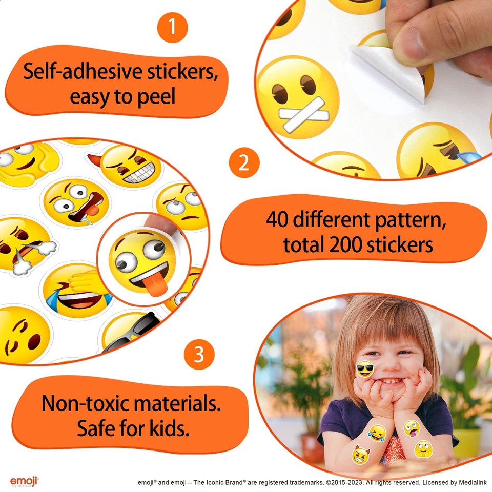 Emoji Stickers for Kids Emotion Sticker for Teacher Classroom Rewards ...