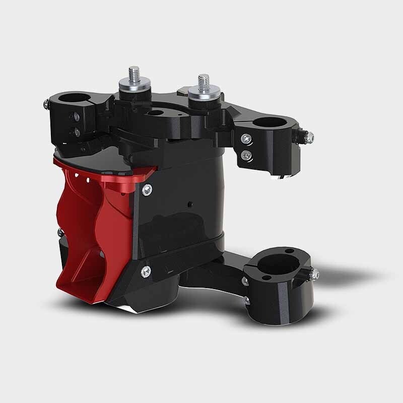 HHI Hawg Halters X26 Raked Neck & Triple Tree Kit for Harley FLH/T 14 ...