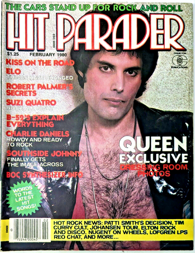 HIT PARADER Magazine February 1980 Queen, KISS, Suzi Quatro, B-52s ...