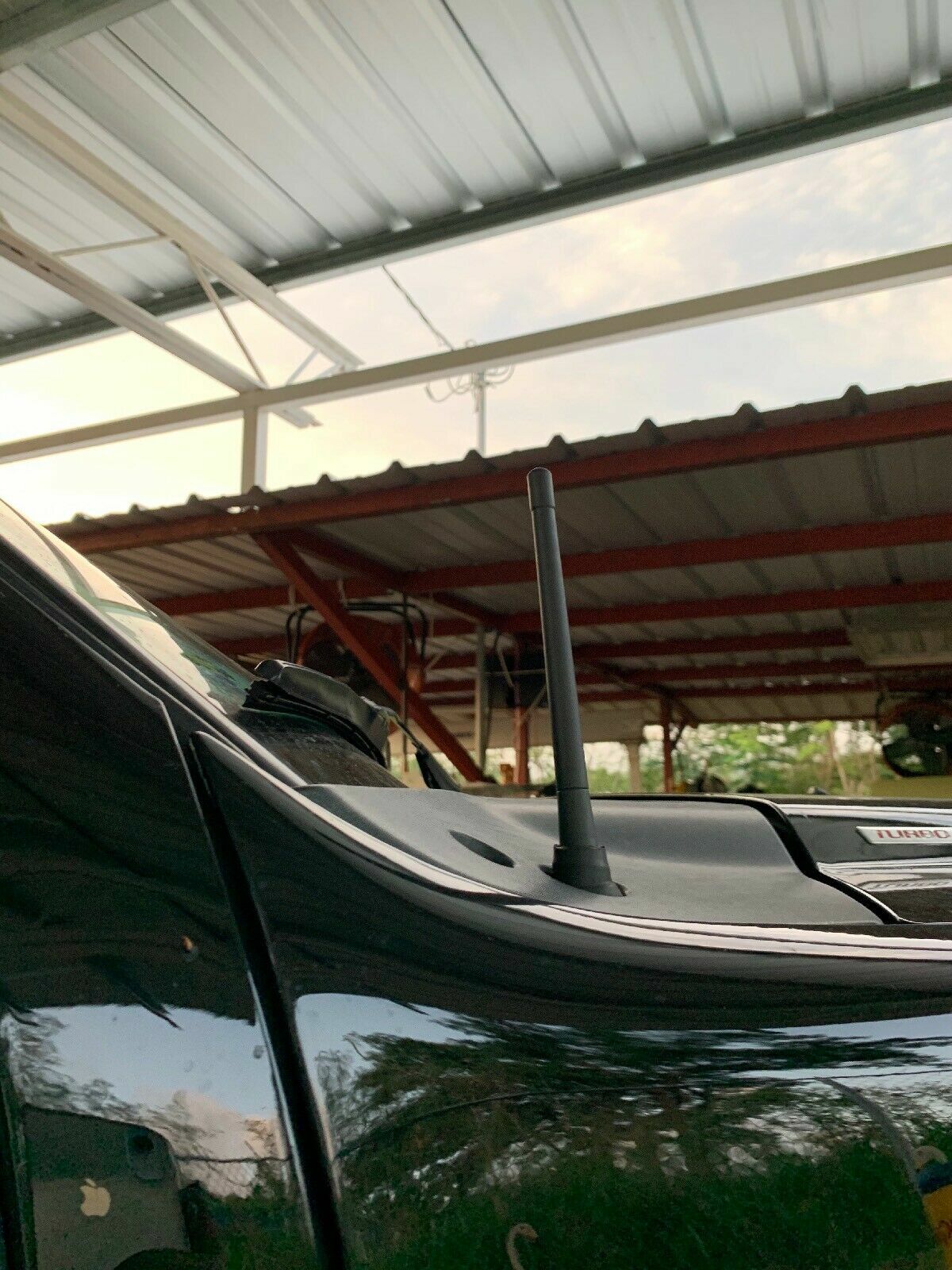 7" Short Black Antenna Mast Radio AM/FM for FORD F-250-F750 1997-2016 ...