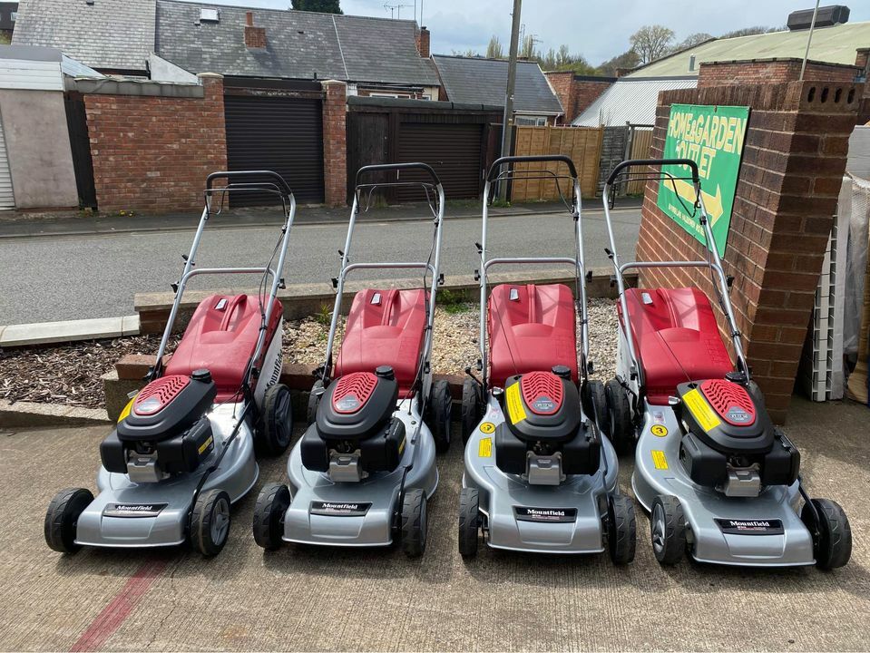 SELF PROPELLED PETROL LAWNMOWER MOUNTFIELD SP51H 145cc HONDA ENGINE ...
