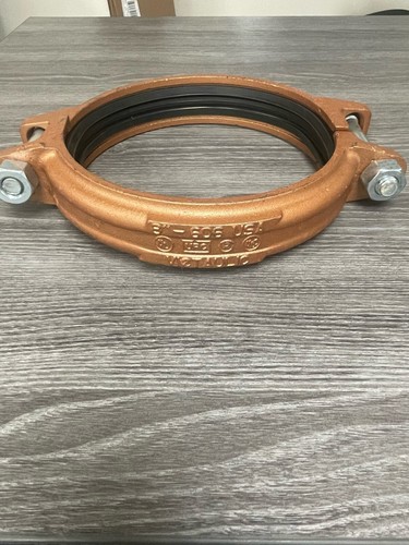 8-606 8" VICTAULIC Grooved Pipe Coupling Copper | eBay