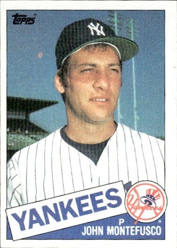 1985 Topps #301 John Montefusco New York Yankees Baseball | eBay