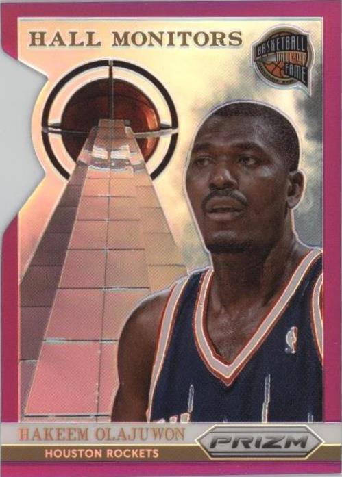2013-14 Panini Prizm - Hall Monitors Hakeem Olajuwon #23 Purple Prizm ...