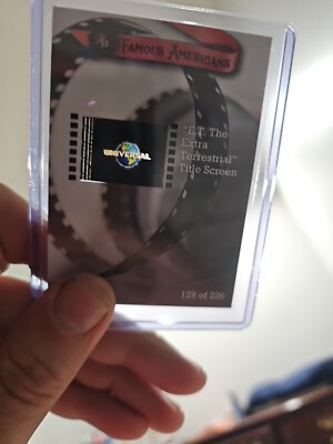 2021 HA Famous Americans 35MM Film Clip E.T. The Extra Terrestrial ...