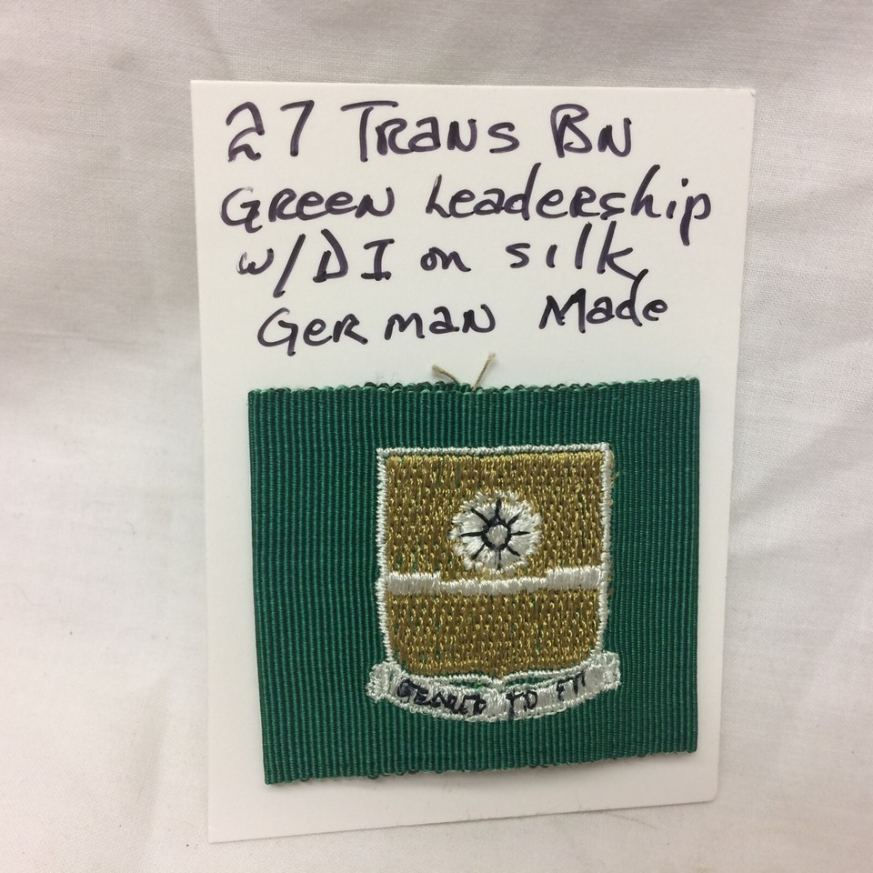 Vintage Military Shoulder Epaulet Loop Army 27th Transportation ...