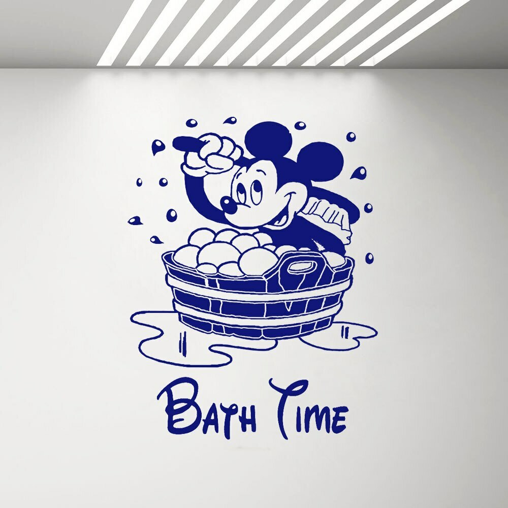 Mickey Mouse Bathroom Wall Art