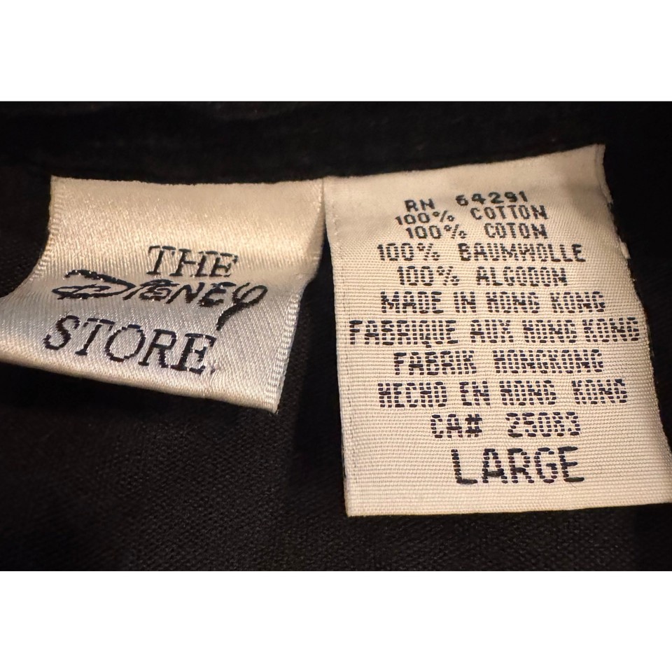 Vtg The Disney Store Mickey & Friends Velour Embroidered Button Down ...