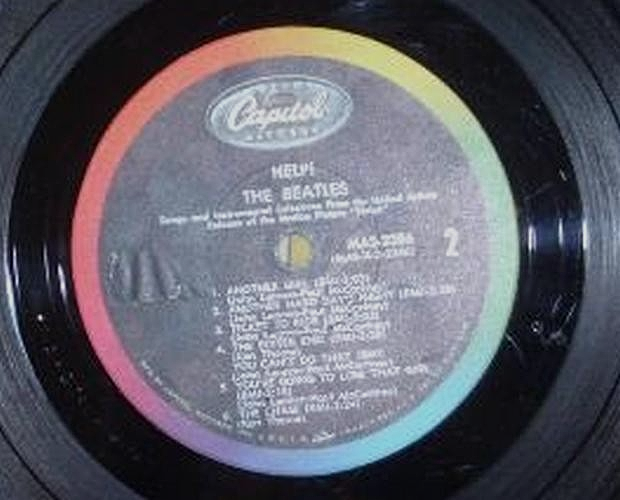 The Beatles Help! - Mono LP Vinyl - Capitol MAS 2386 Orig Inner Sleeve ...