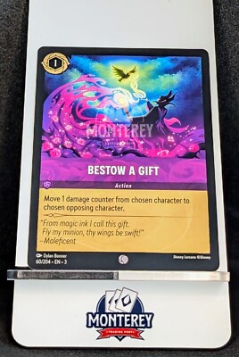 BESTOW A GIFT NM-MINT Disney Lorcana TCG non holo 60/204 EN3 | eBay