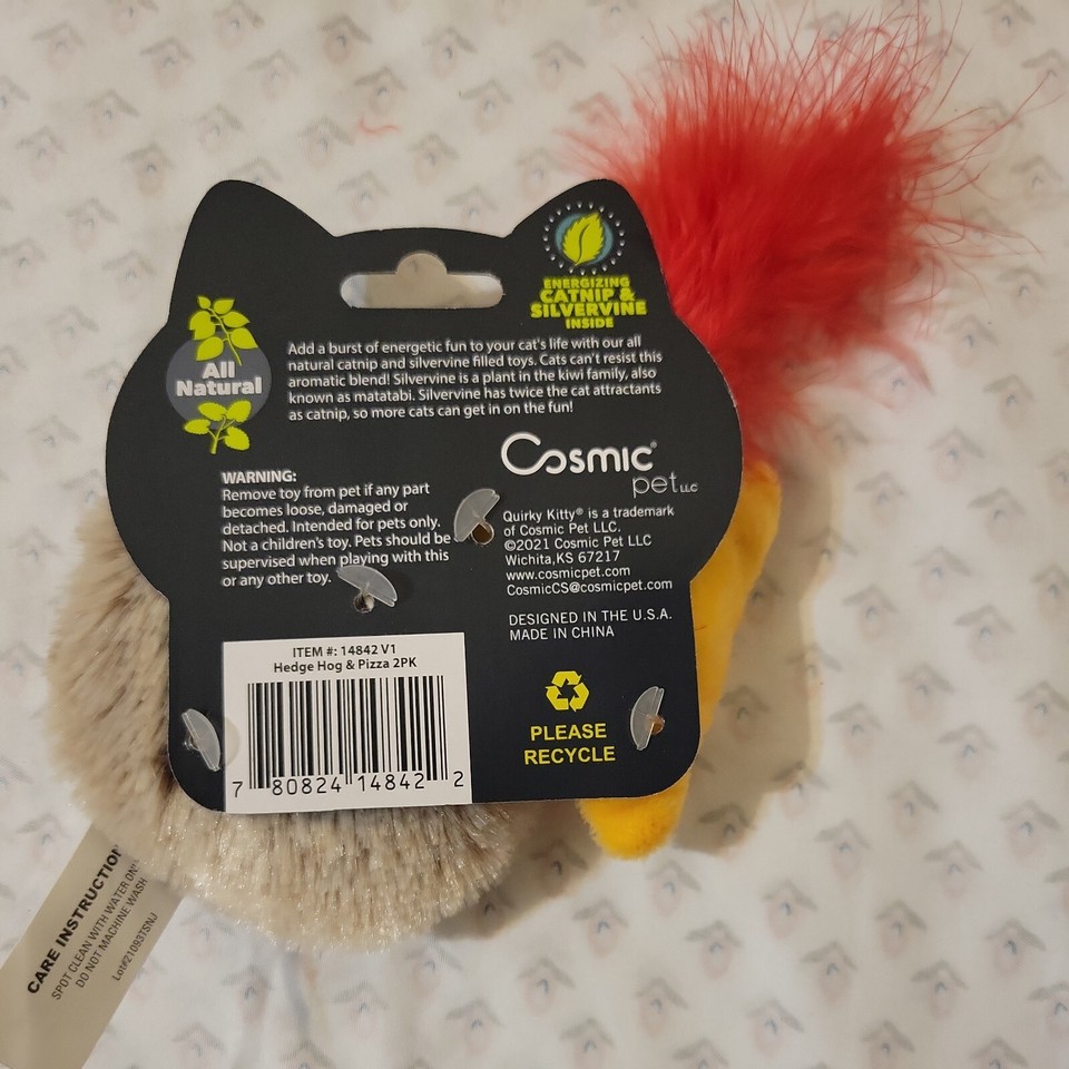 Quirky Kitty Hedge Hog & Pizza | eBay