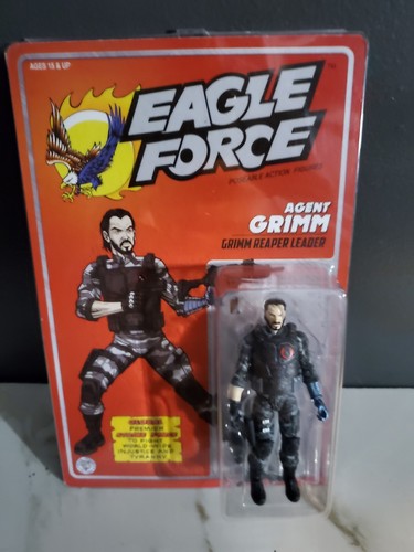 Eagle Force Agent Grimm 4" Figure 1:18 Fresh Monkey Fiction New | eBay