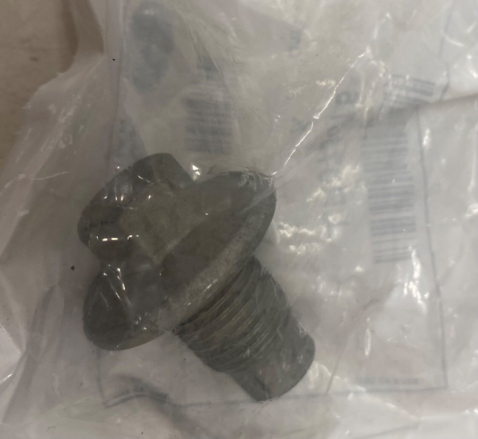 x4 NEW OEM LAND ROVER ENGINE OIL DRAIN PLUG, DRAIN GASKET, LR073675 ...