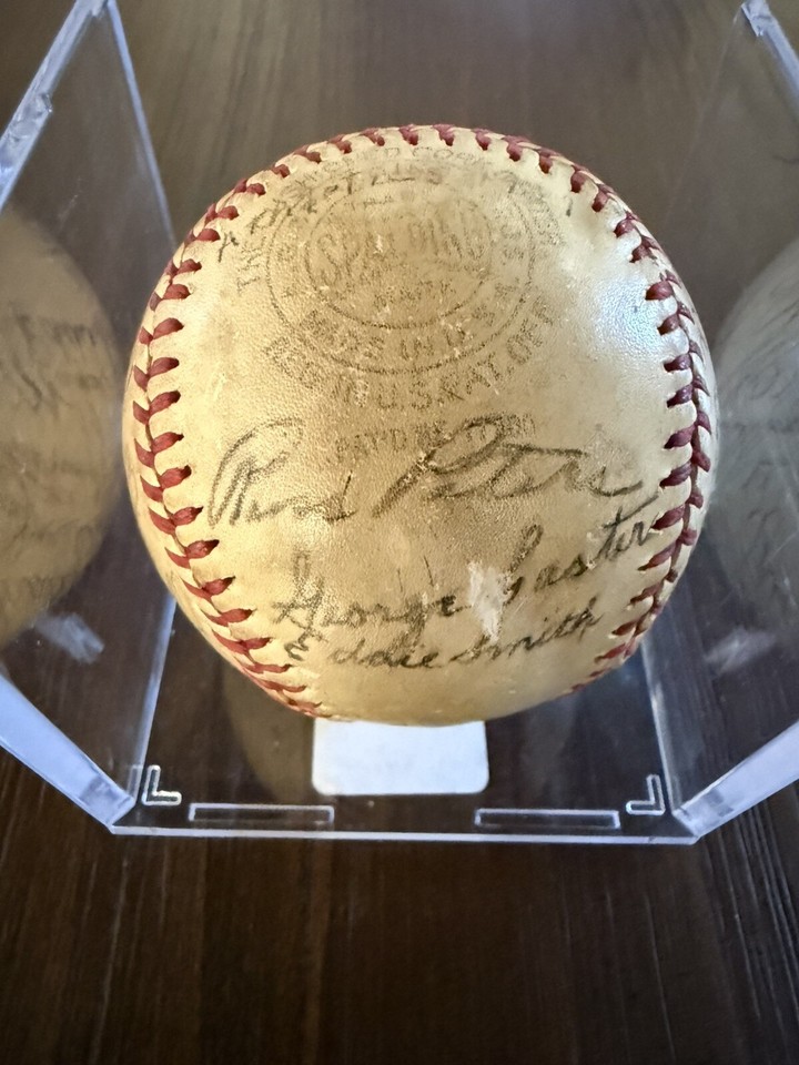 1938 Philadelphia Athletics Connie Mack - Sinclair Babe Ruth Signed ...