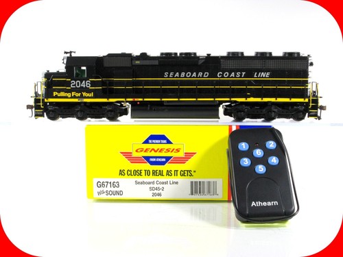 HO Scale ***SEABOARD*** SD45-2, SCL 2046 - Athearn G67163, w/ DCC Sound ...