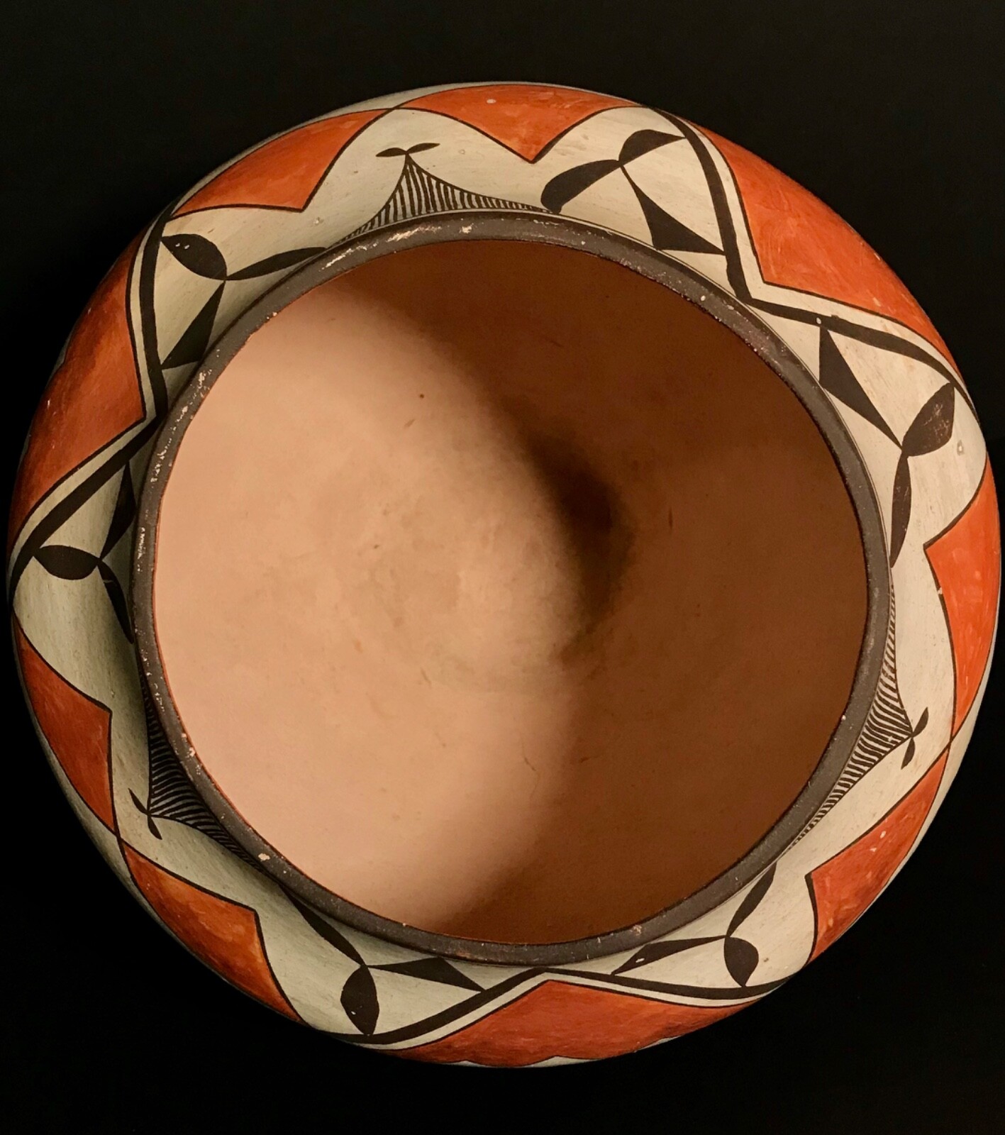 ACOMA POLYCHROME POTTERY JAR, BEAUTIFUL POLYCHROME DESIGNS, NICE FORM ...