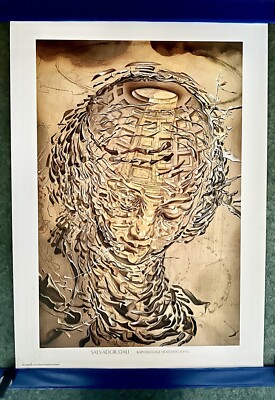 SALVADOR DALI*RAPHAELESQUE HEAD EXPLODING PRINT/POSTER~28”x20”*NEW ...