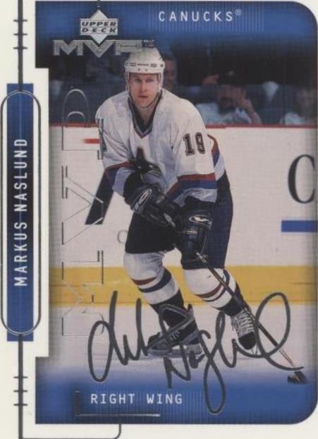 1999-00 Upper Deck MVP - Markus Naslund #206 Silver Script for sale ...