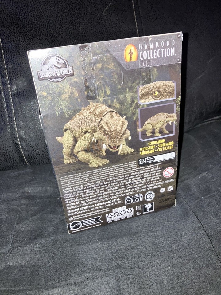 🔥¡ HOT ! 2024 Jurassic World Hammond Collection SCUTOSAURUS Action ...