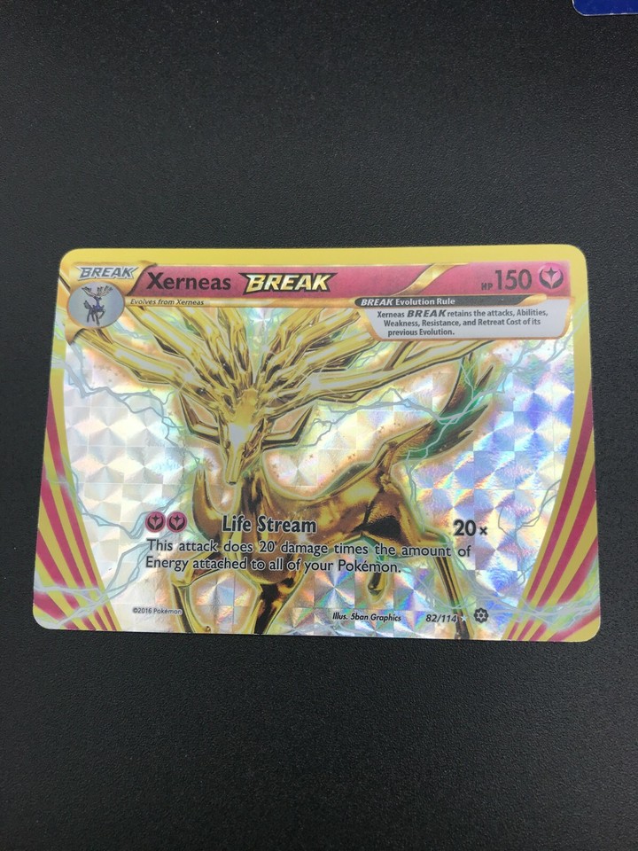 Xerneas BREAK ULTRA RARE 82/114 Pokemon XY Steam Siege NM HOLO | eBay