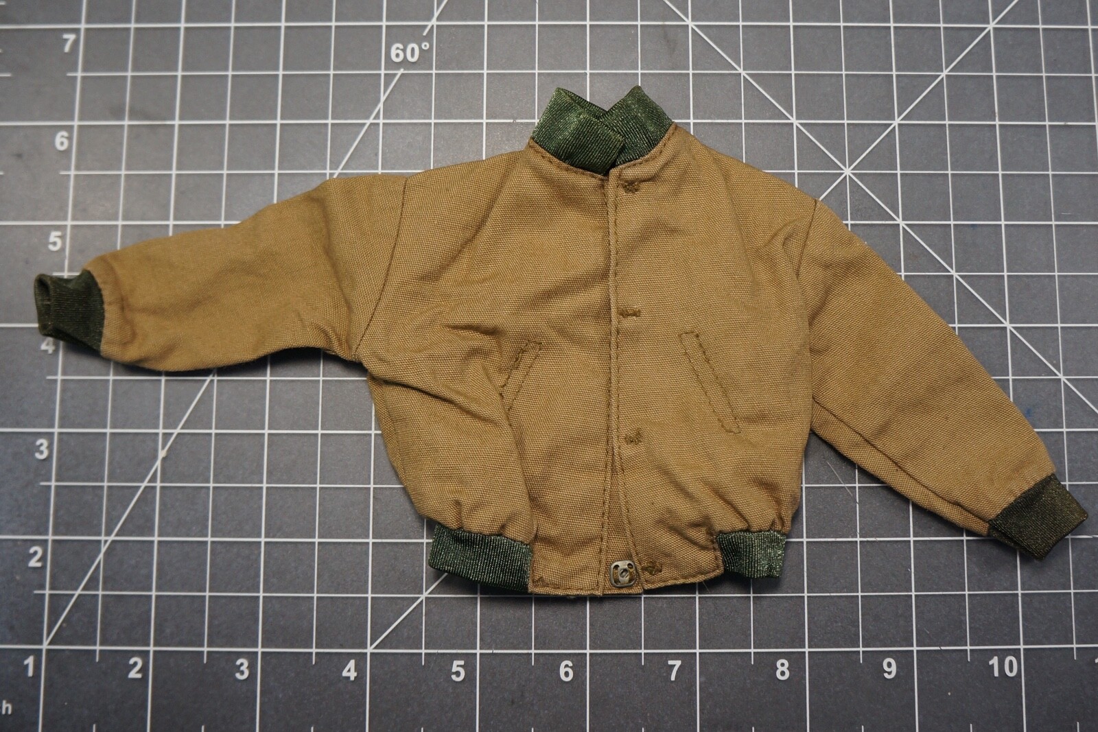 1:6 Scale Military Tan & Green Flight Jacket for custom 12" Figure | eBay