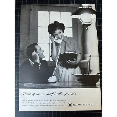 Vintage 1963 Bell Telephone Print Ad | eBay