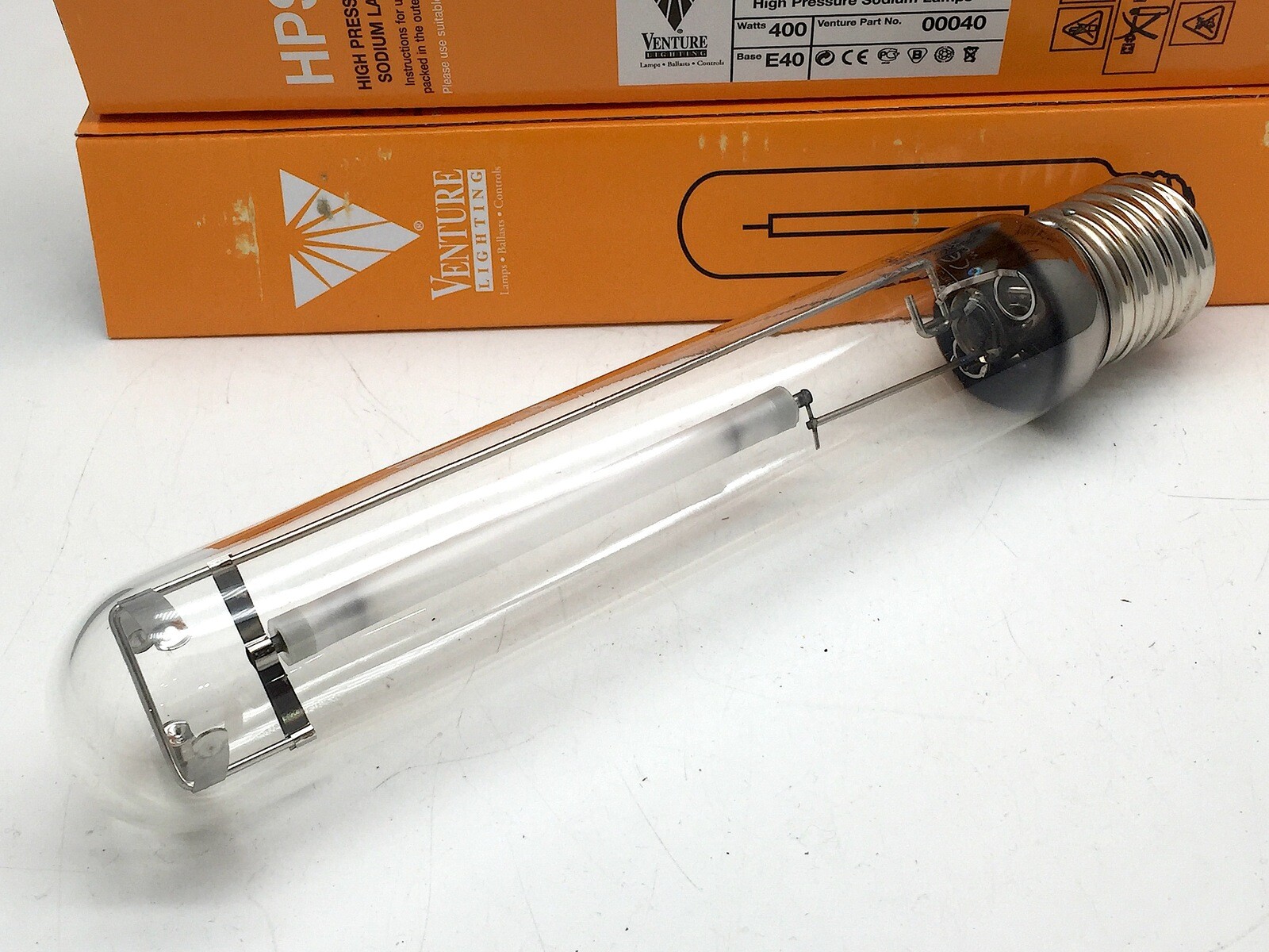 Venture 00040 HPST.400W/E40 Lamp 56000 lm Tubular Clear Warm White x4 ...
