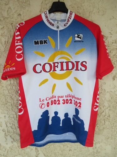 Maillot cycliste COFIDIS MBK 1999 GIORDANA shirt trikot vintage ...
