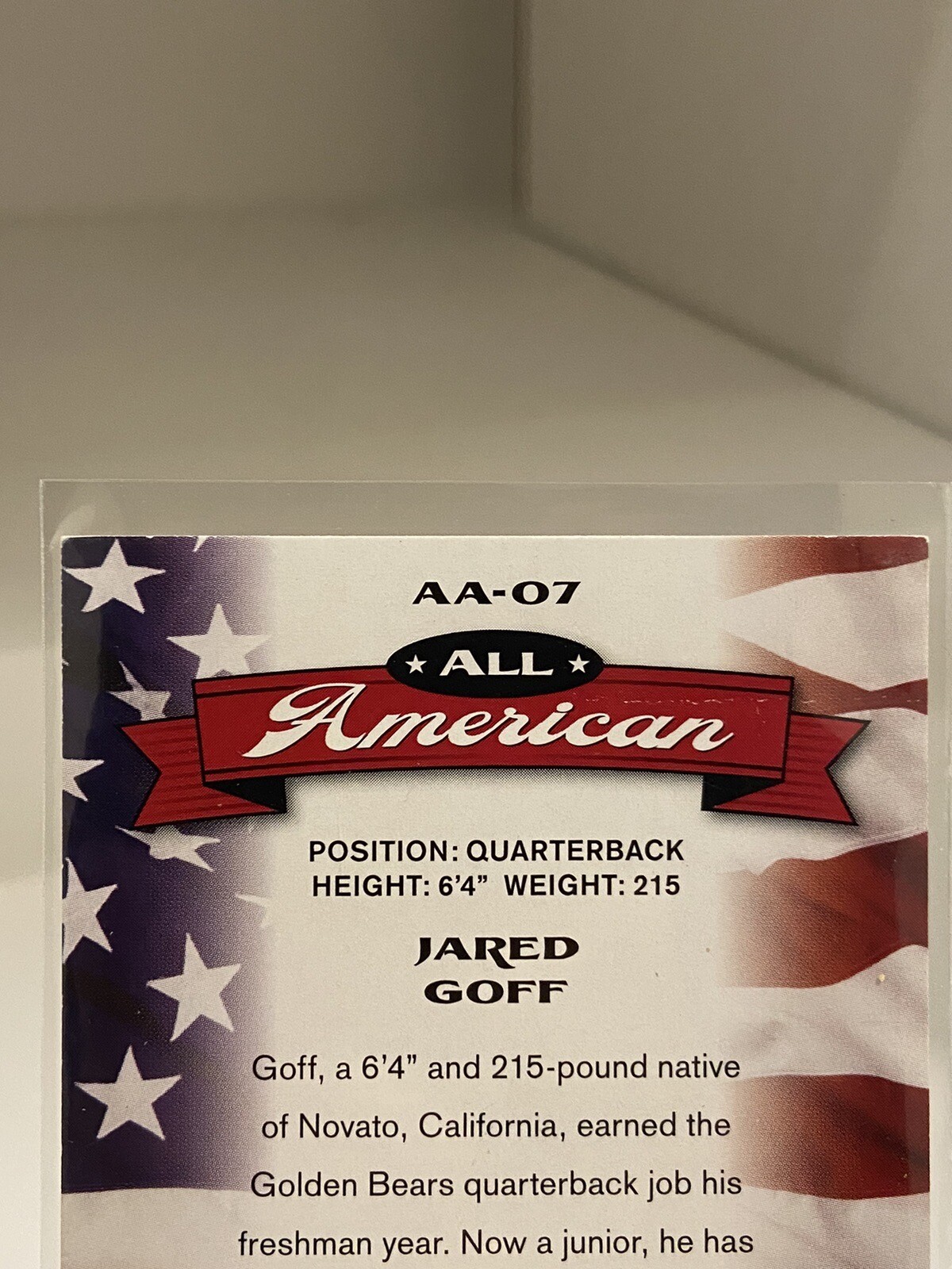 2016 Leaf Draft All American Jared Goff #AA-07 Rookie | eBay