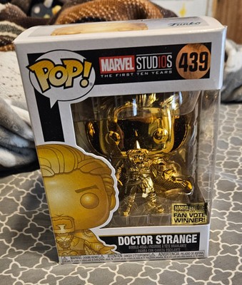 Funko Pop! Vinyl: Marvel - Doctor Strange (Gold Chrome) #439 ...