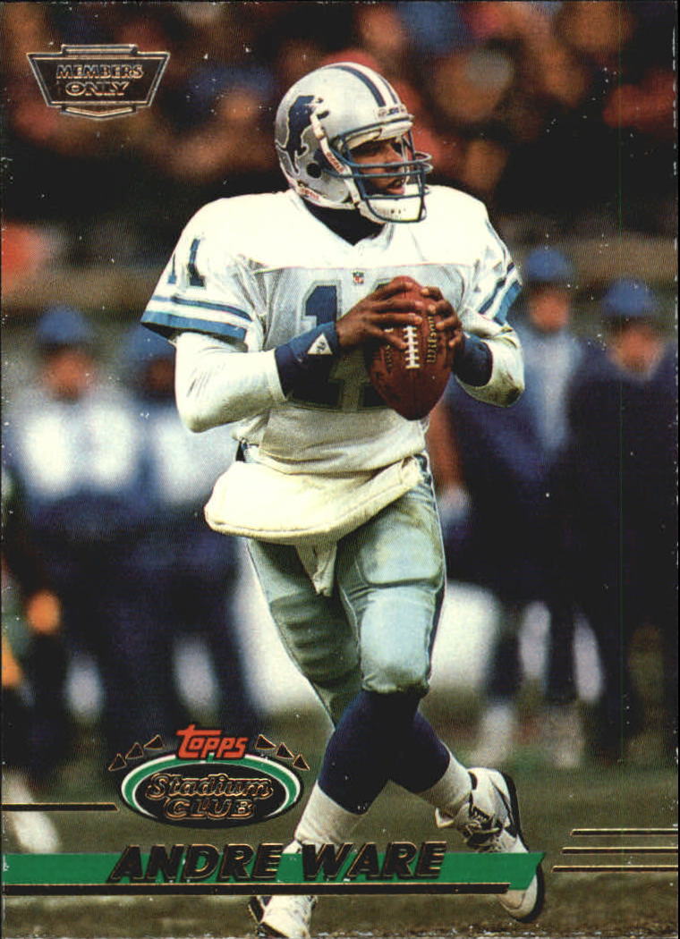 1993 Topps Stadium Club - Andre Ware #157 for sale online | eBay