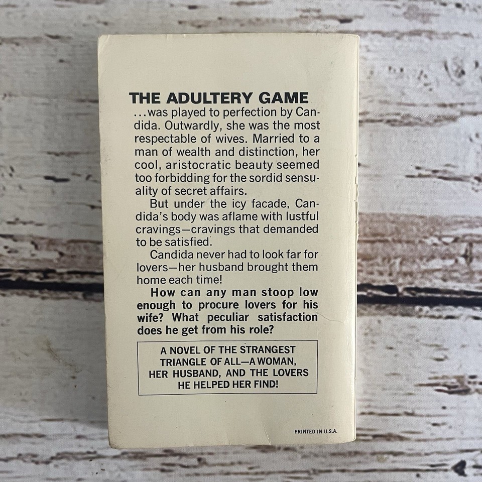 Vintage The Adultery Game Wolf Wallace 1968 Sleaze Paperback Book 1st ...