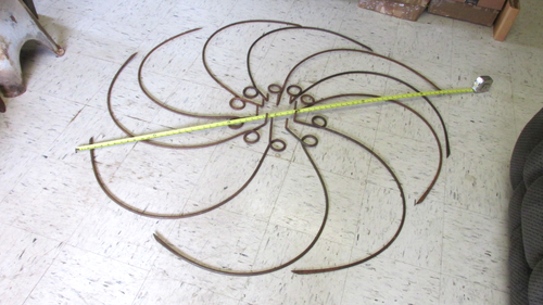 10 Antique Hay Dump Rake Teeth Farm Part Steampunk Rust Yard Industrial ...