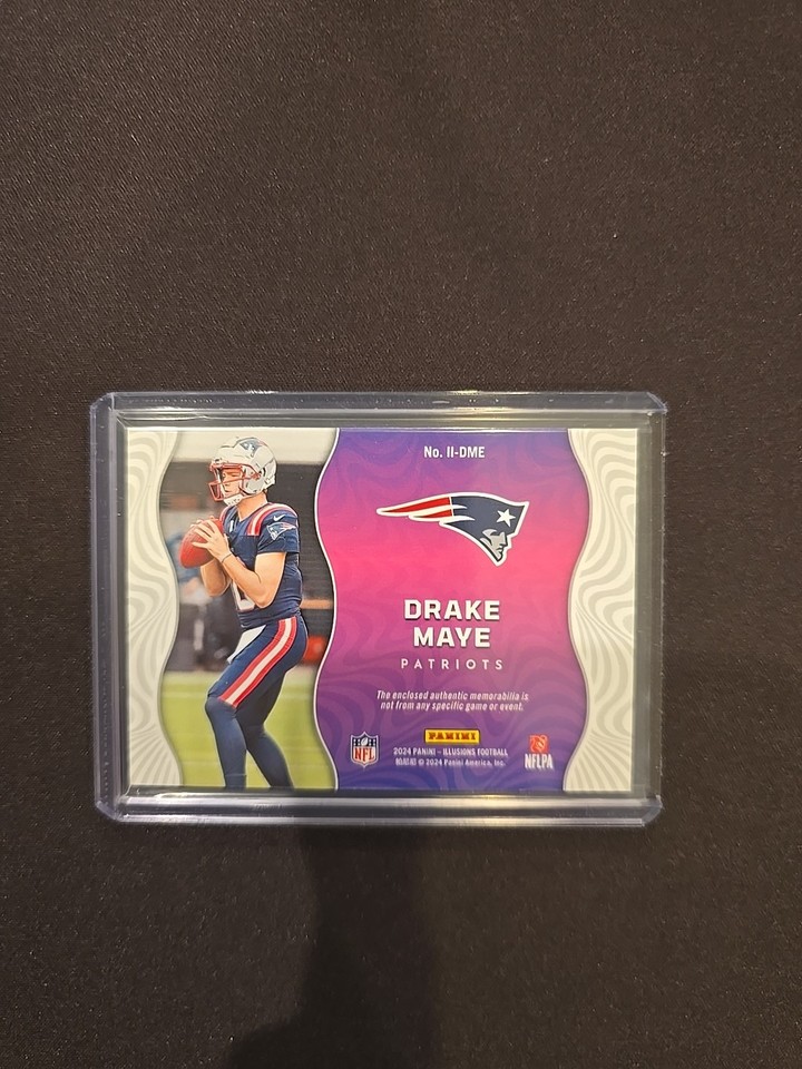 2024 Panini Illusions - Instant Impact Drake Maye #II-DME Red (MEM, RC ...