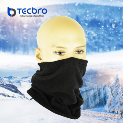 Tecbro Neck Warmer Winter Fleece Neck Gaiter Cold Weather Face Cover ...