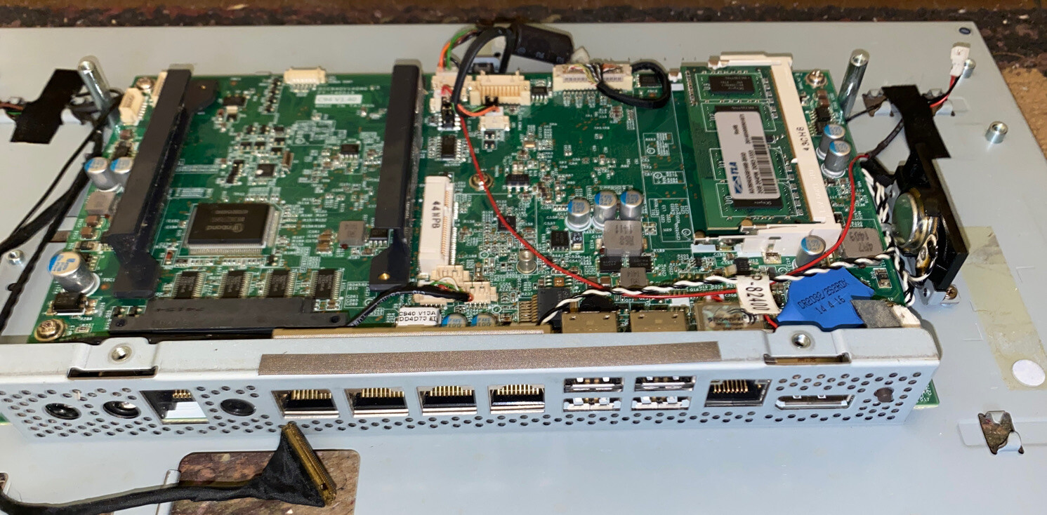 Positouch POS J2 225 Terminal Intel Atom 1.86Ghz 2.0GB RAM (Motherboard ...