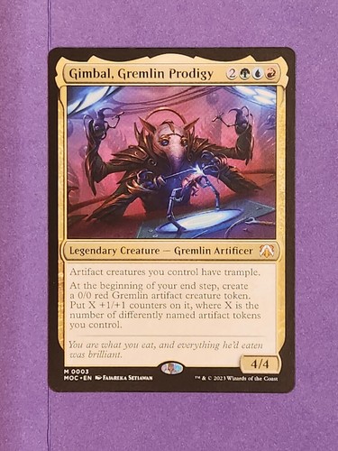 Gimbal, Gremlin Prodigy - Regular Rare - MOC 0003 - Pack Fresh ...