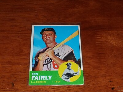 Ron Fairly 1963 Topps #105 Los Angeles Dodgers | eBay