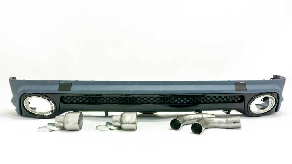 BKM RS Style RSQ5 Rear bumper Diffuser Set Fit Audi SQ5 S-Line 2018+ B9 ...