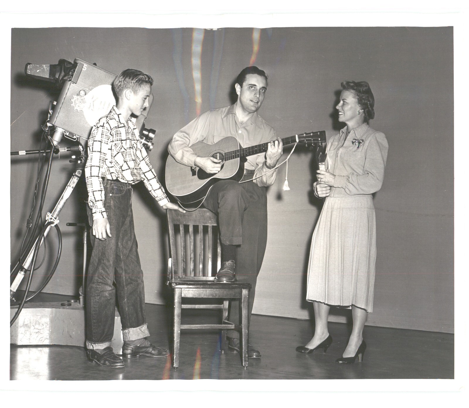 RADIO Ballad Singer JERRY WALTER San Francisco VINTAGE 1952 Press Photo ...