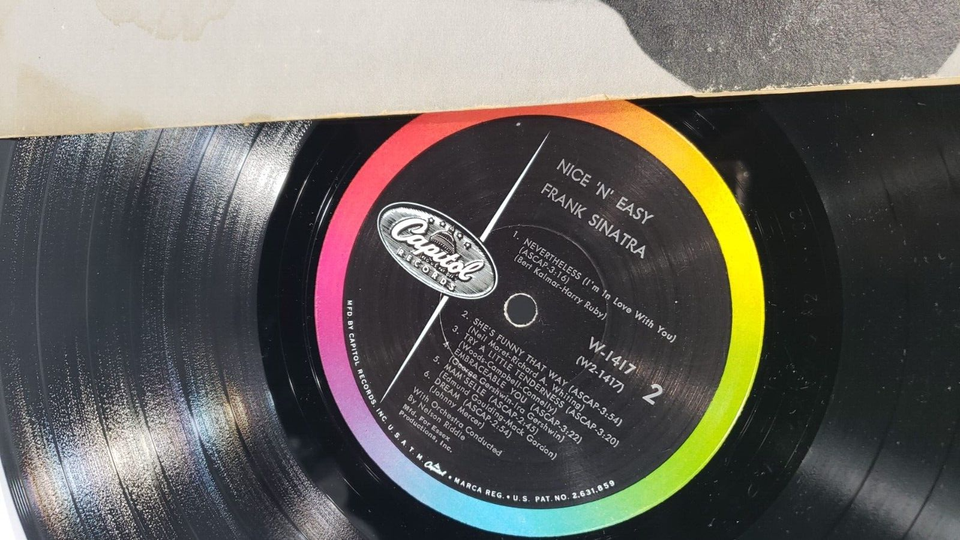 Frank Sinatra Nice 'N' Easy LP Capitol Records W1417 VG | eBay