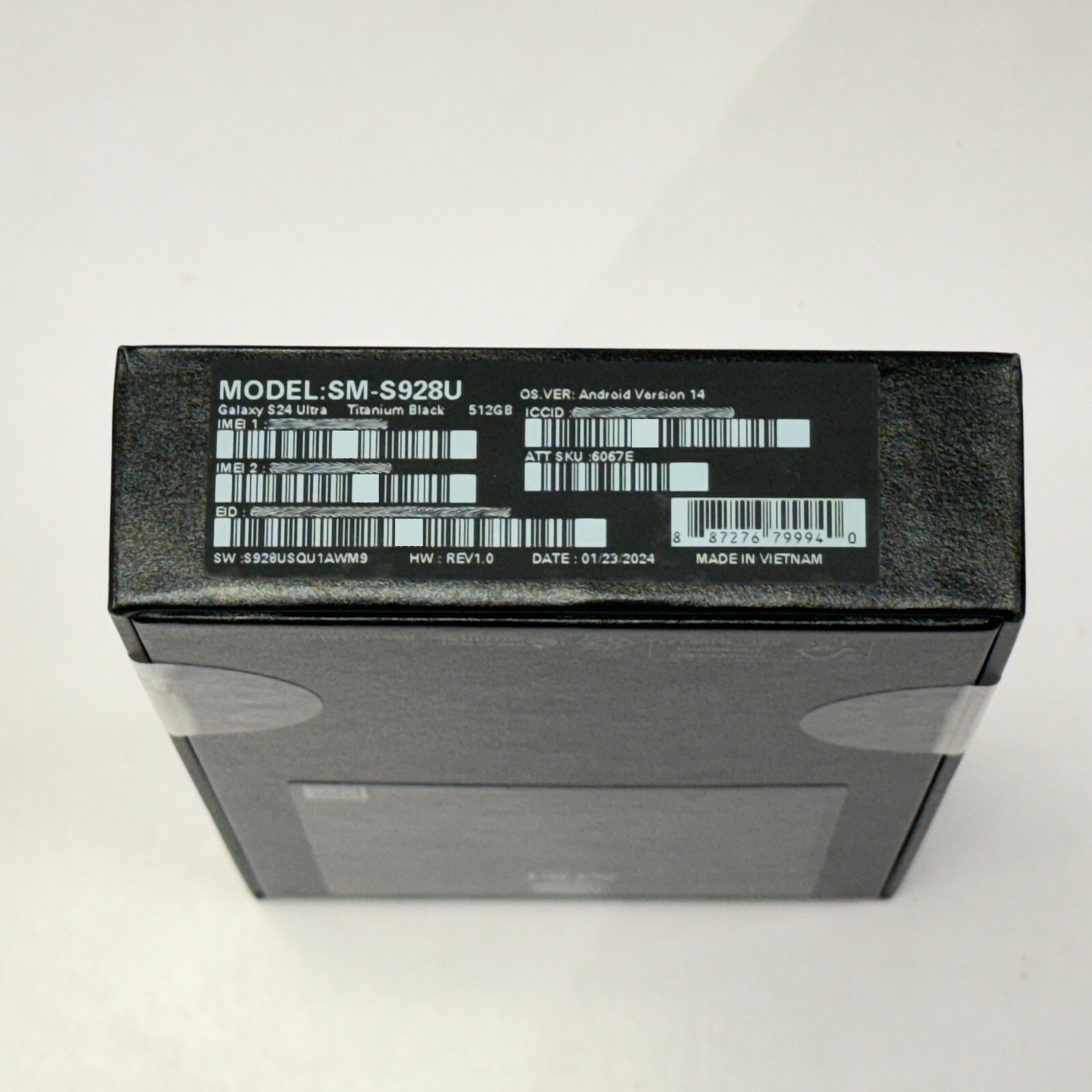 Brand New Sealed in Box AT&T Samsung Galaxy S24 Ultra SM-928U 512GB ...