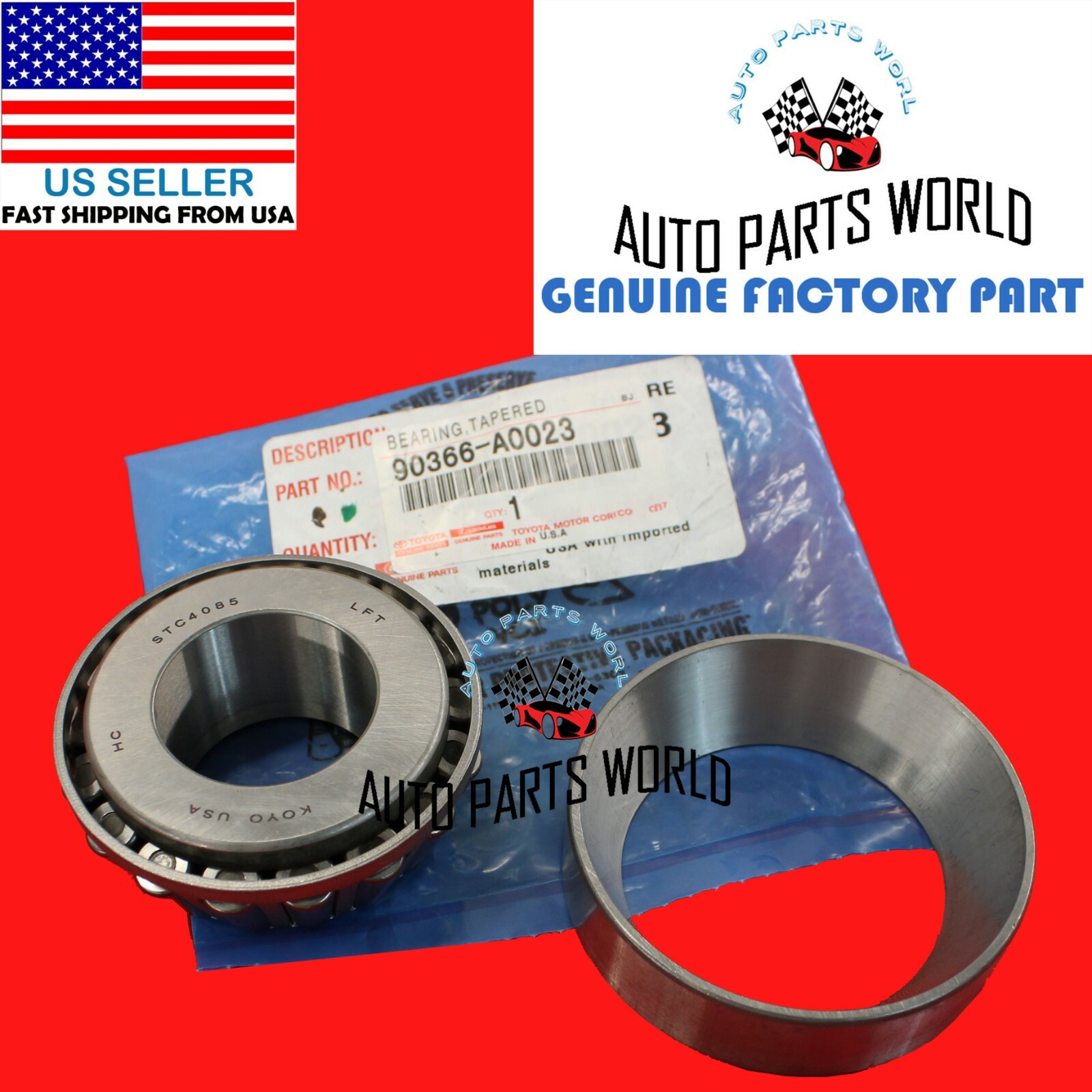 GENUINE OEM TOYOTA 07-21 TUNDRA REAR DIFFERENTIAL PINION BEARING 90366 ...