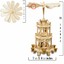 German Style Christmas Carousel Pyramid 18 Inches - Wood Nativity Scene ...