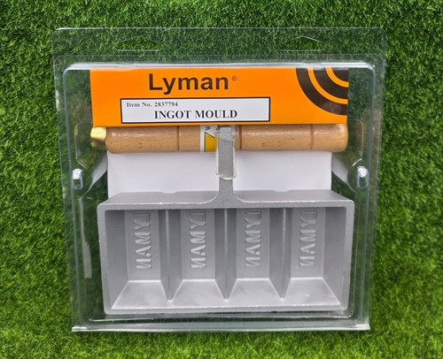 Lyman 4 Cavity Lead Ingot Mold With Wooden Handle - 2837794 11516277947 ...