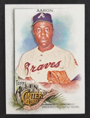 Hank Aaron 2022 Topps Allen Ginter Baseball Card #45 (NM) | eBay