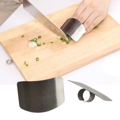 Safe Slice Knife Stainless Steel Finger Guard Protector Hand Kitchen ...