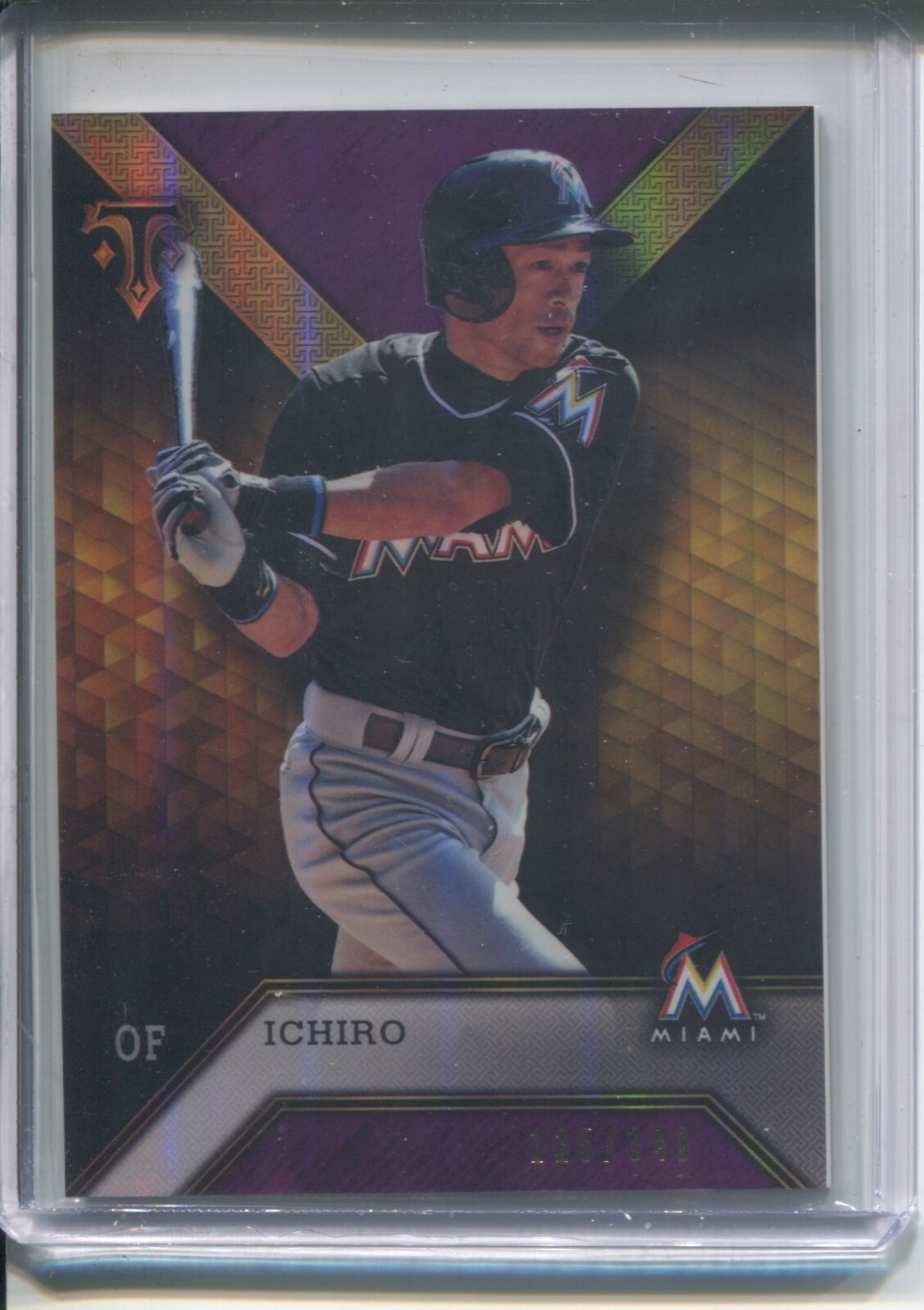 2016 Topps Triple Threads Ichiro Parallel /349 - Marlins 🔥🔥🔥 | eBay