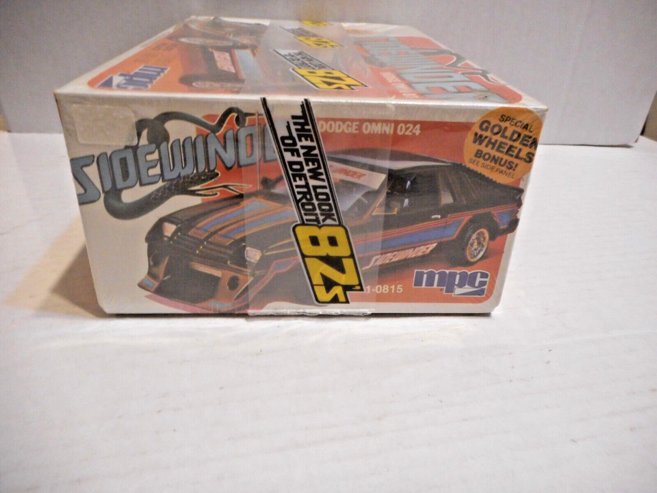 Vintage MPC The Sidewinder Dodge Omni 024 New for '82 Model Kit 1/25 ...